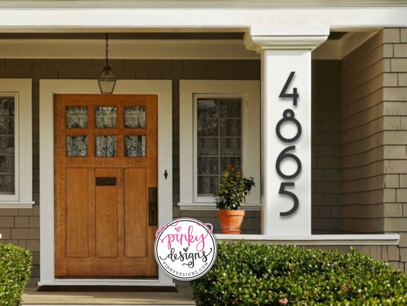 12 Inch Mid Century Metal House Numbers & Letters Individual - Etsy