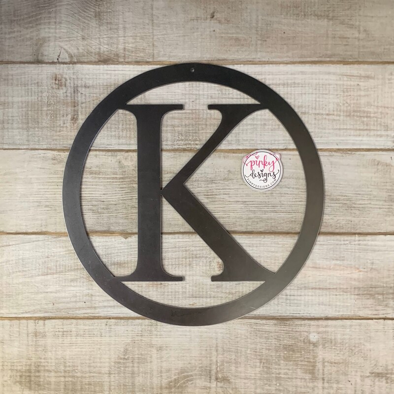 Wrought Iron Letter - Etsy