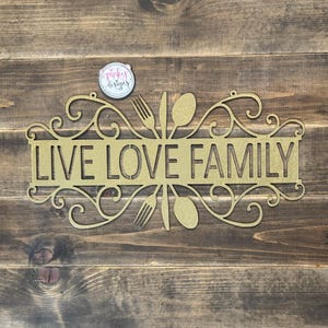 Custom Metal Kitchen Sign | Kitchen Decor | Kitchen Wall Art | Mimi's ...