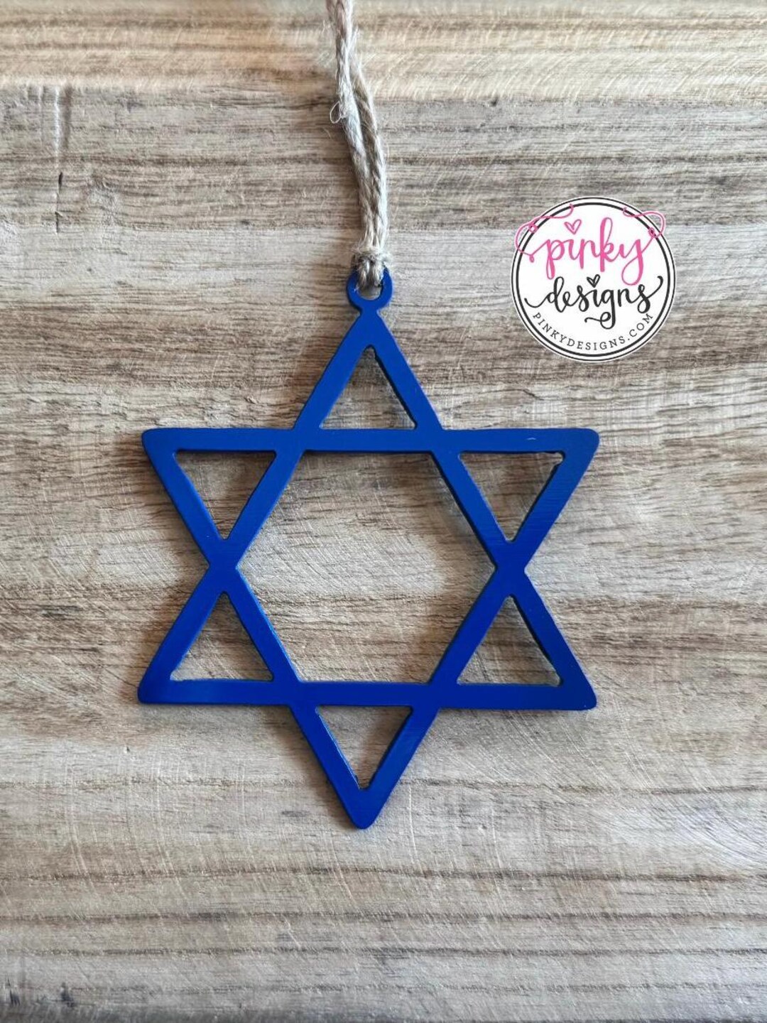 Star of David Metal Ornament | Jewish Star | Hanukkah Gift | Judaica ...