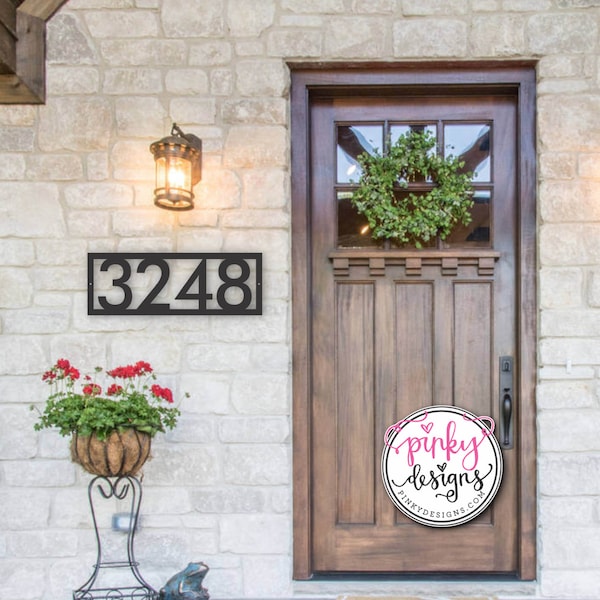 Metal House Numbers - Etsy