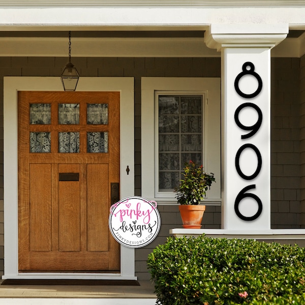 Mid Century Modern House Numbers - Etsy