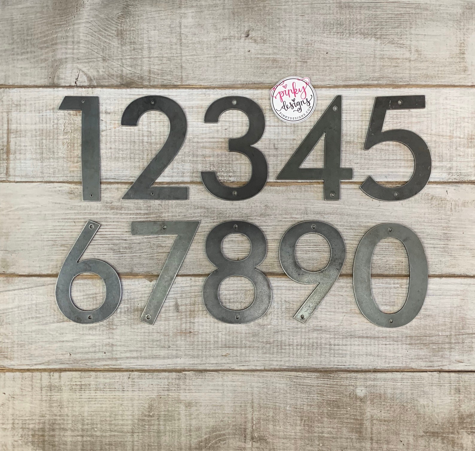 Modern Metal House Numbers & Letters Individual House - Etsy