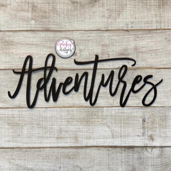 Adventure Metal Sign - Etsy