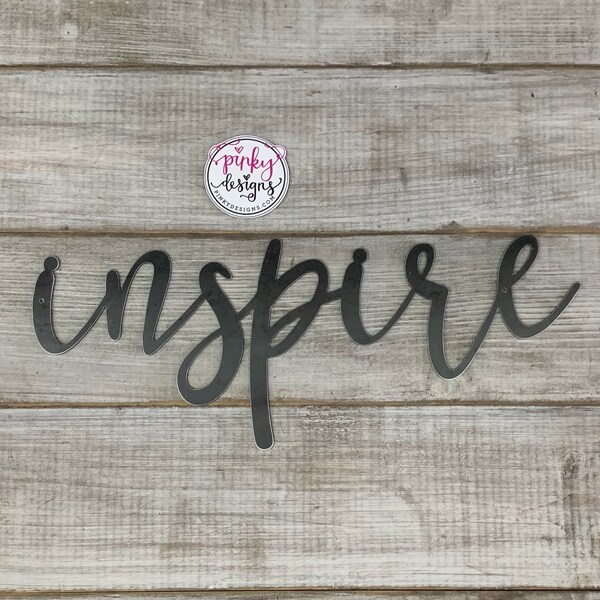 Inspire Word Art - Etsy