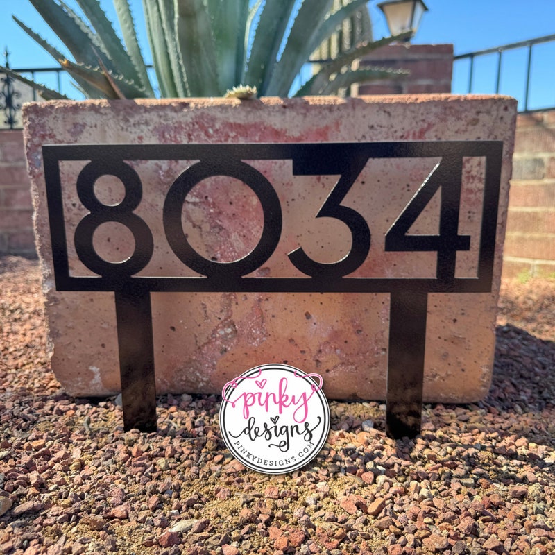 House Sign Number Big - Etsy