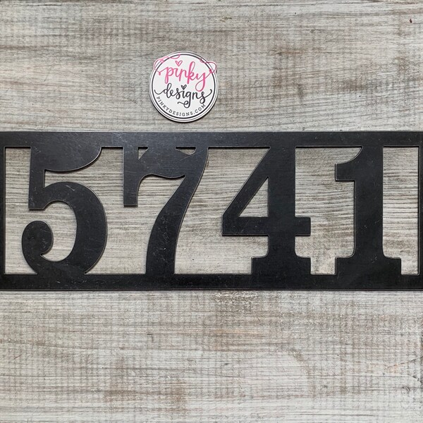 Rustic Metal Address Sign - Etsy
