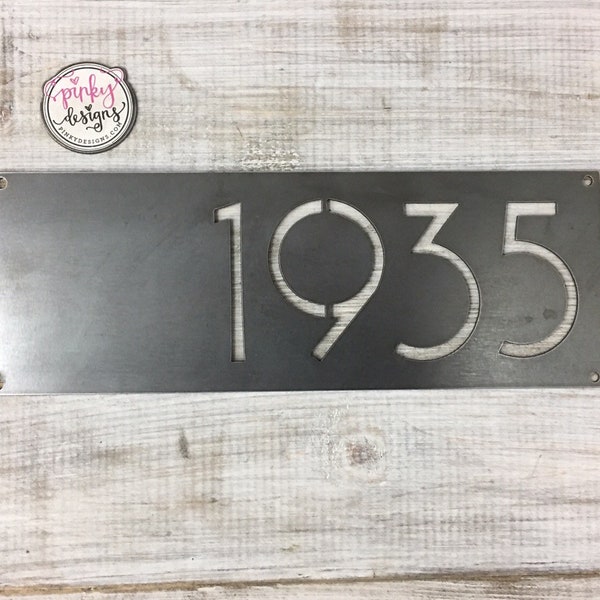 Metal Address Sign - Etsy