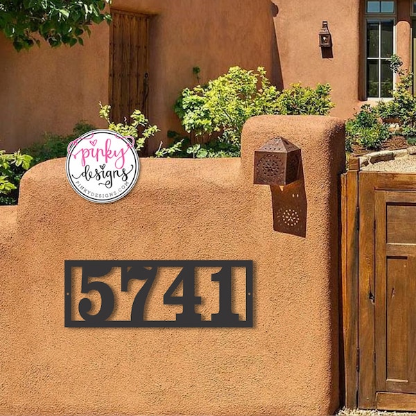 Rustic Metal Address Sign - Etsy