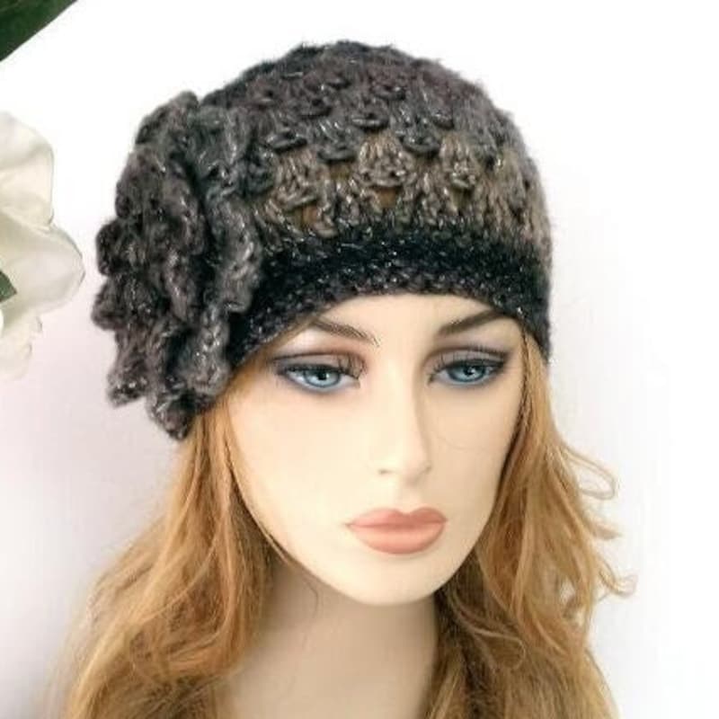 Crochet Flower Hat - Etsy