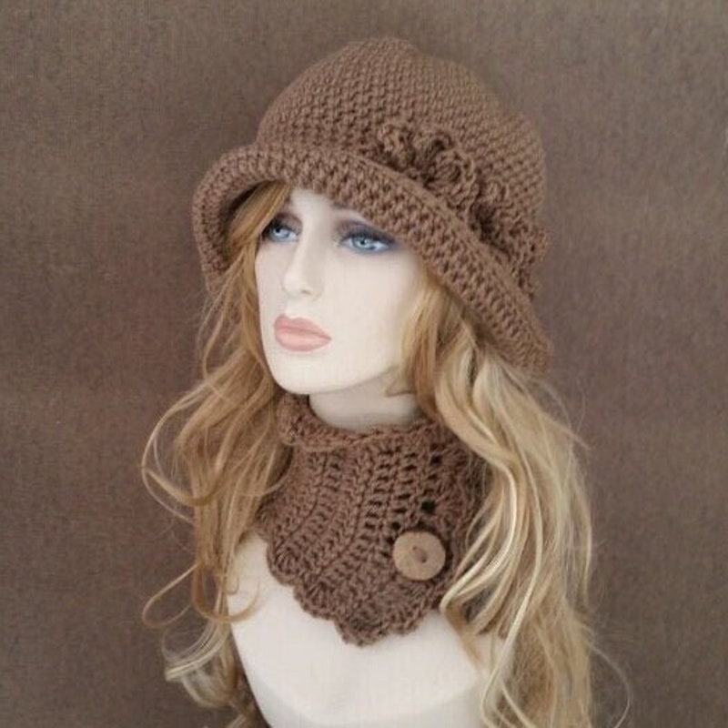 Winter Hat and Scarf Set - Etsy