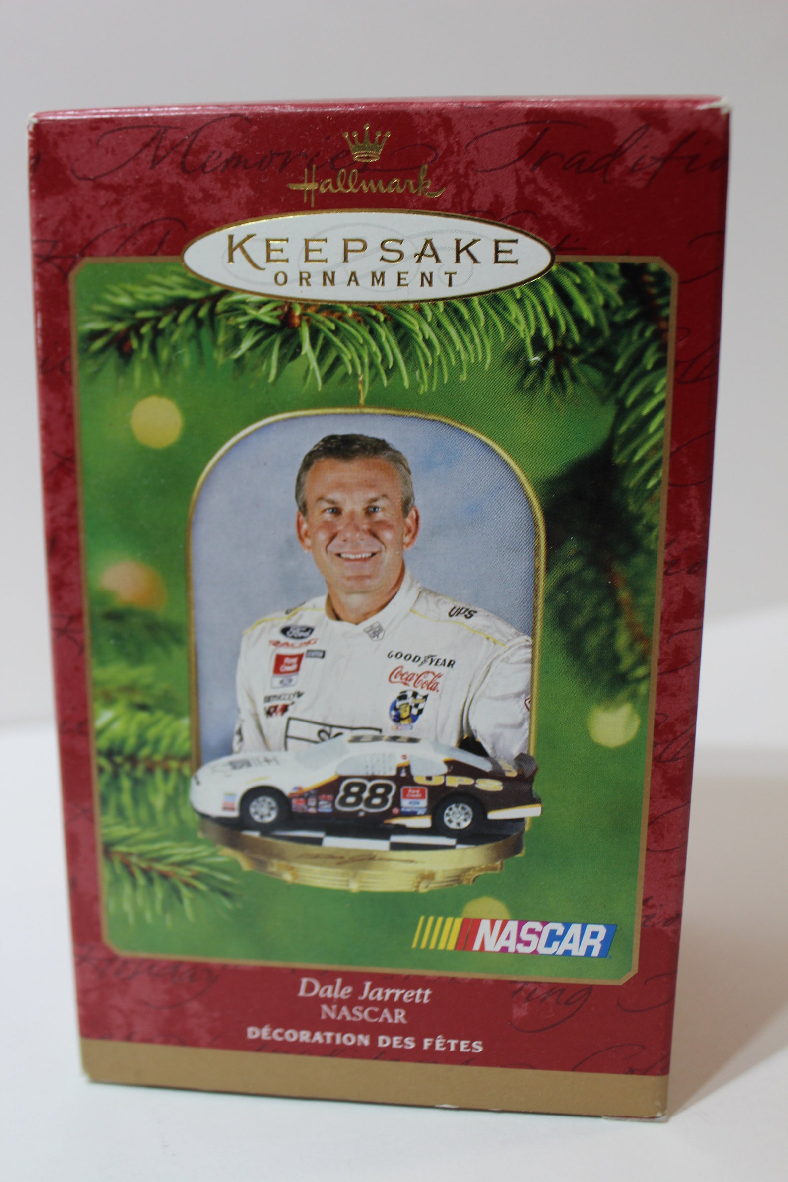 Hallmark Nascar Ornament Dale Jarrett Racing 88 2001 Race Car Winston ...