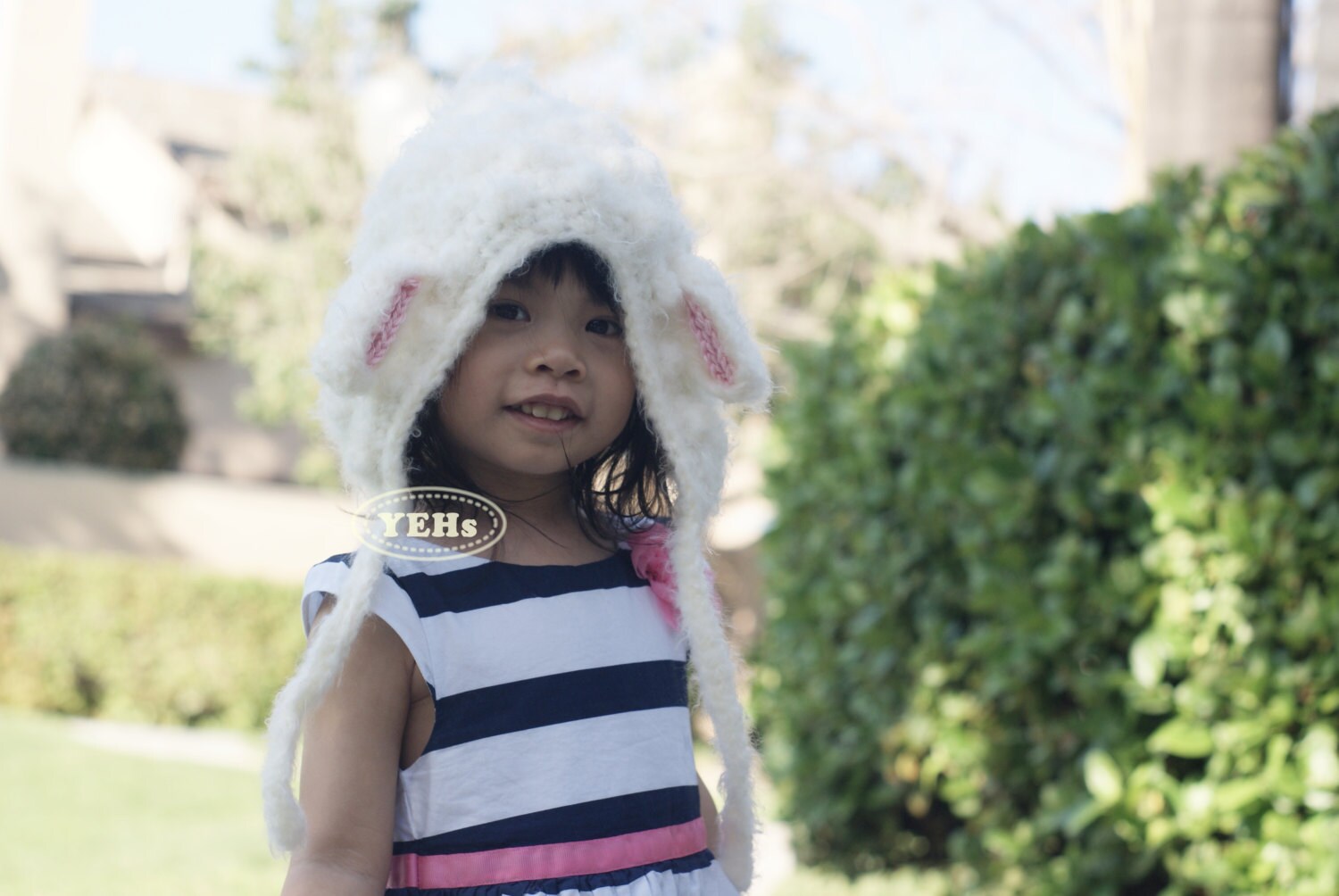 Baby Animal Hat, Crochet Toddler Lamb Hat, Sheep Pixie Hat, Crochet ...
