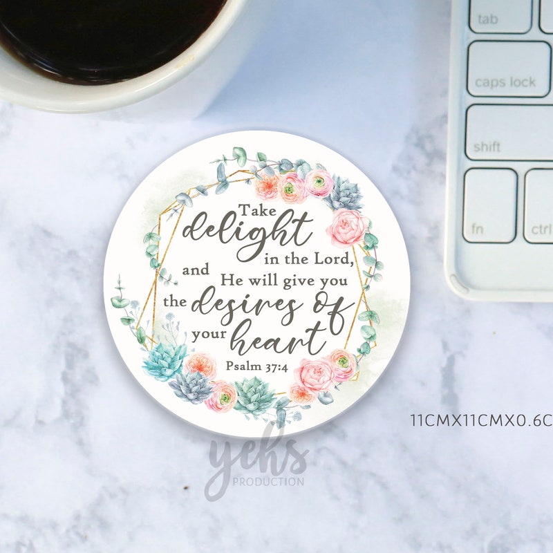 Bible Verse Coasters - Etsy