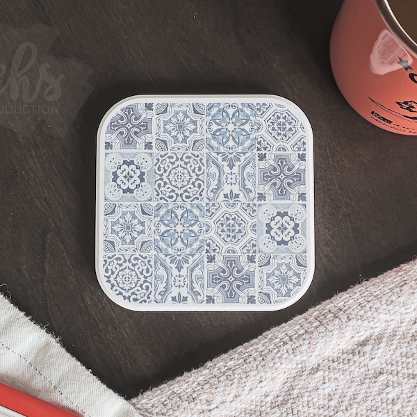 Sicilian Tile Coasters - Etsy