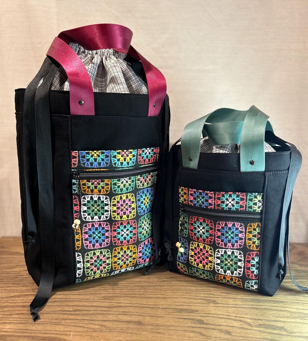 Firefly Tote Bags; Knitting Tote, Crochet Tote, Craft Tote, Work Bag ...