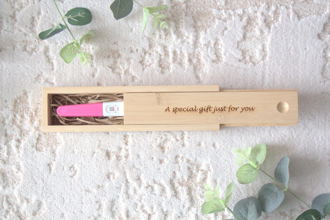 Pregnancy Announcement Pregnancy Test Box Daddy to Be Ultrasound Scan ...