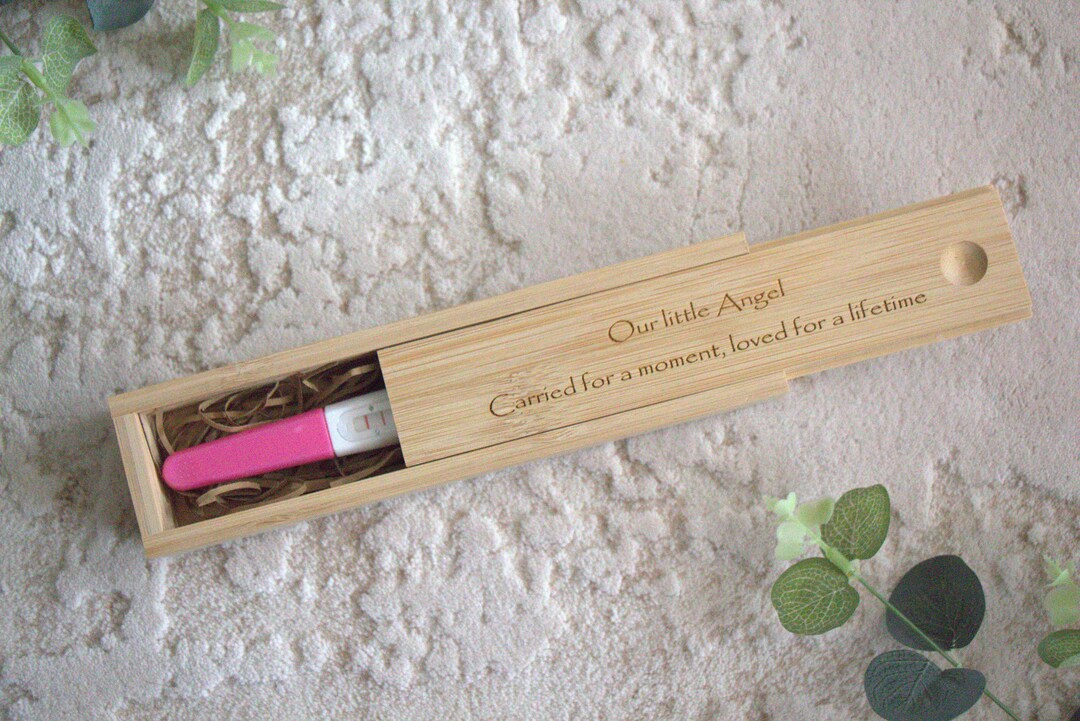 Baby Loss, Pregnancy Test Keepsake Box, Angel Baby, Baby Memorial ...