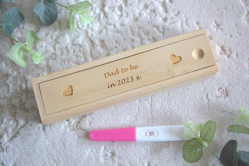 Personalized Pregnancy Test Box Pregnancy Announcement - Etsy