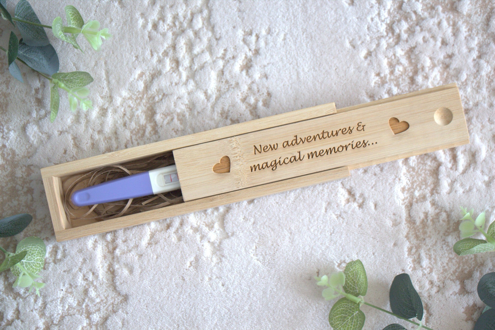 Personalized Pregnancy Test Box, Pregnancy Announcement, Pregnancy Test ...