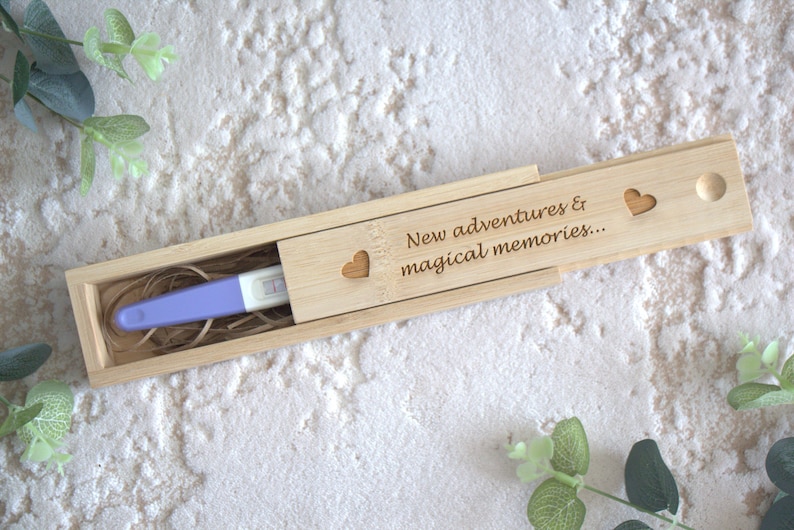 Personalized Pregnancy Test Box Pregnancy Announcement - Etsy