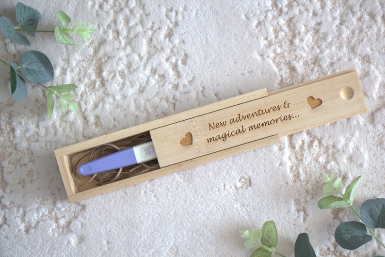 Personalized Pregnancy Test Box Pregnancy Announcement - Etsy