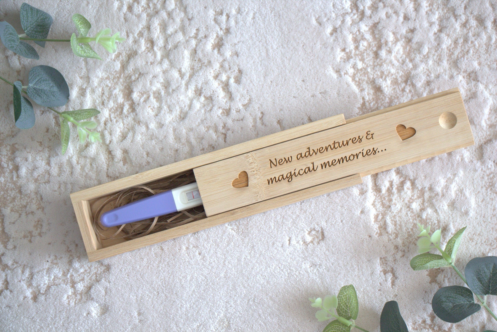 Personalized Pregnancy Test Box, Pregnancy Announcement, Pregnancy Test ...