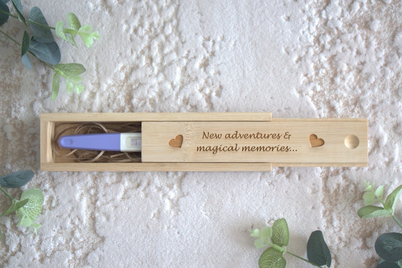 Personalized Pregnancy Test Box Pregnancy Announcement - Etsy