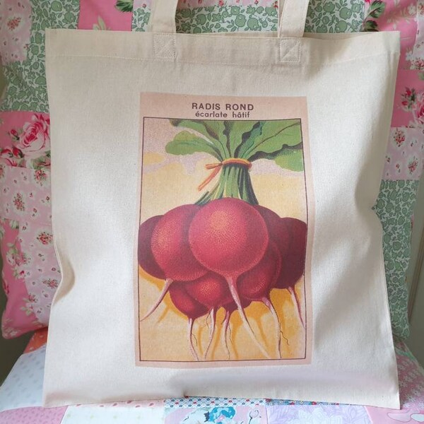 Vegetable Tote Bag - Etsy