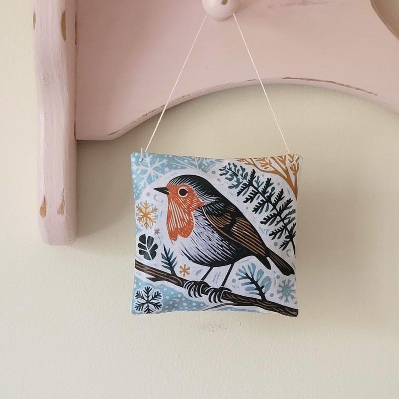 British Robin Ornament - Etsy UK