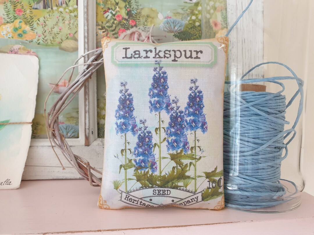 Flower Seed Packet Scented Gift Sachets Scented With Lavender or Rose ...