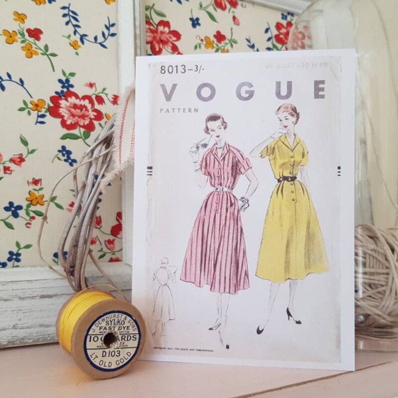 Sewing Card - Etsy
