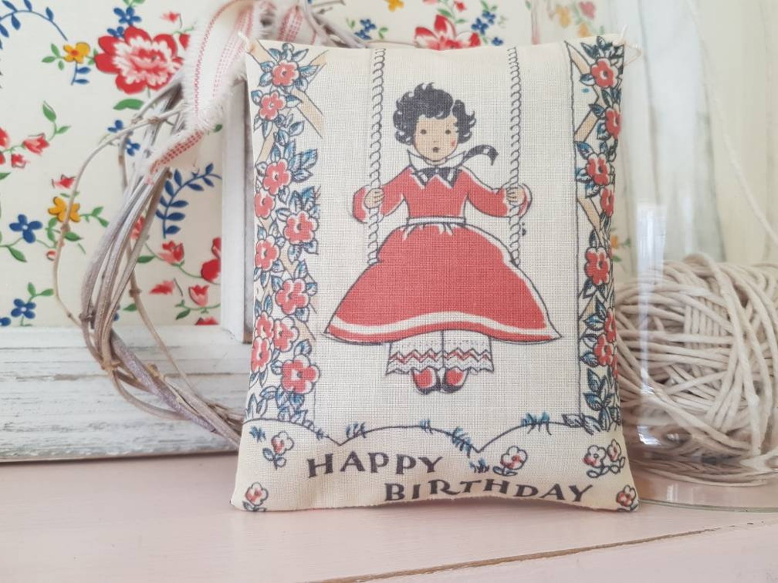 Happy Birthday Fabric Fragrant Gift Sachet - Etsy