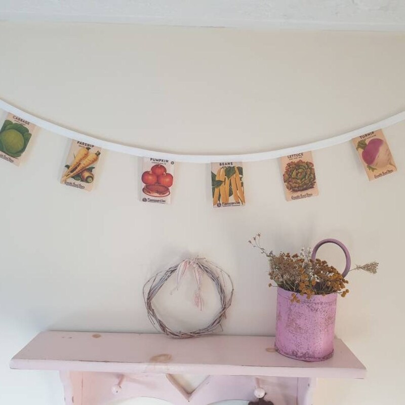 Seed Packet Garland - Etsy