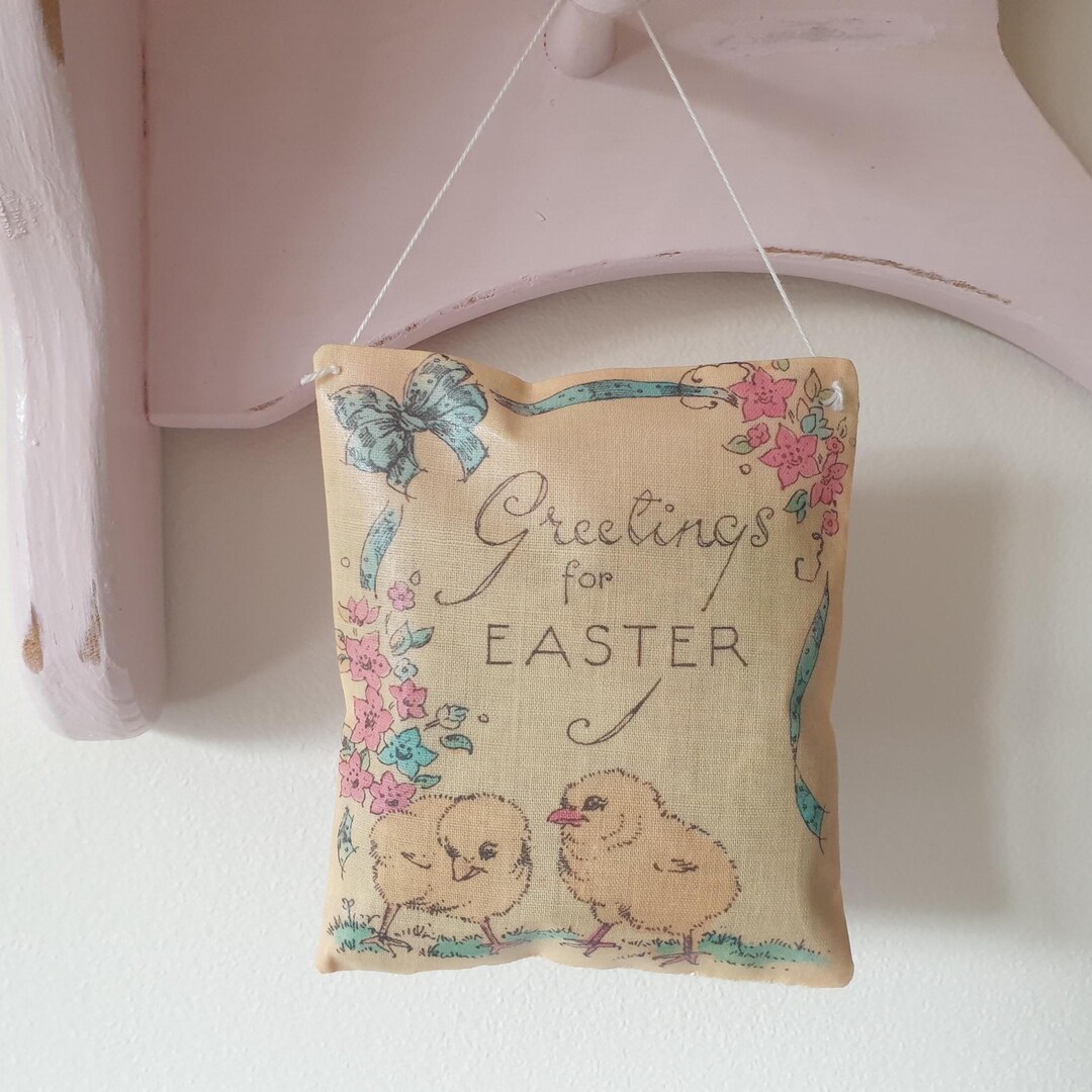 Handmade Lavender Sachet With Easter Chick Design, Spring Gift ...