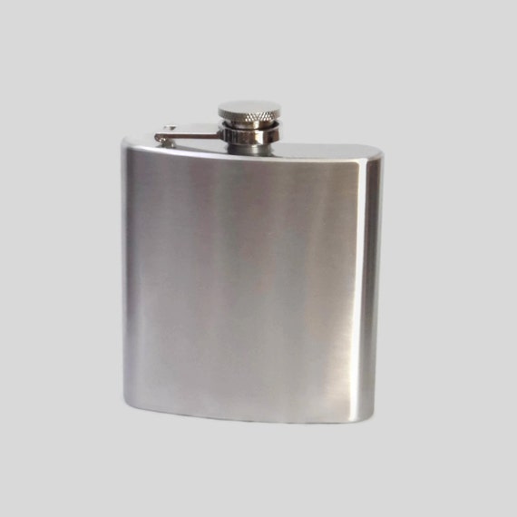 Stainless Steel Hip Flask 6oz 2oz 1oz 4oz groomsmen gifts | Etsy