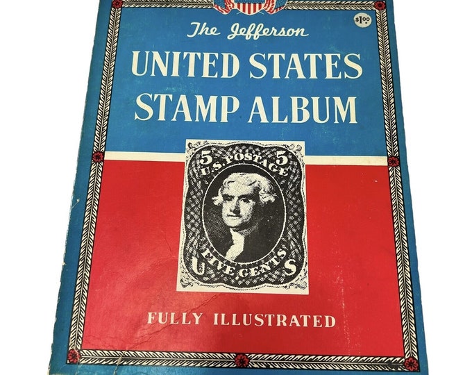 The Jefferson United States Stamp Album Vintage 1971 With Stamps on ...