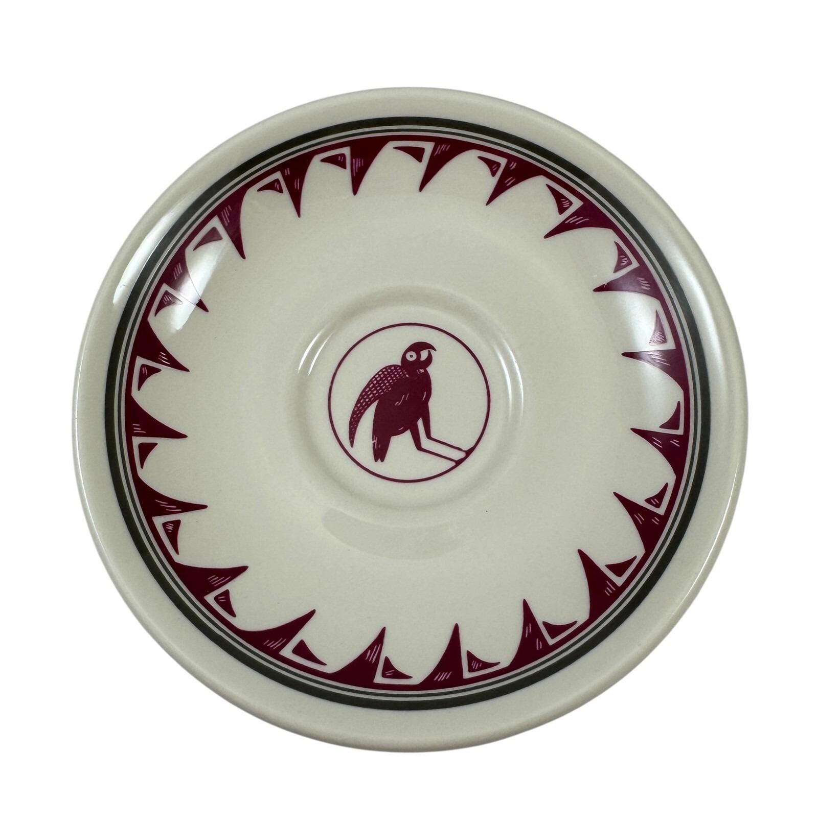 Ancient Mimbreno Indian Cup & Saucer Santa Fe Railroad Replica Homer ...