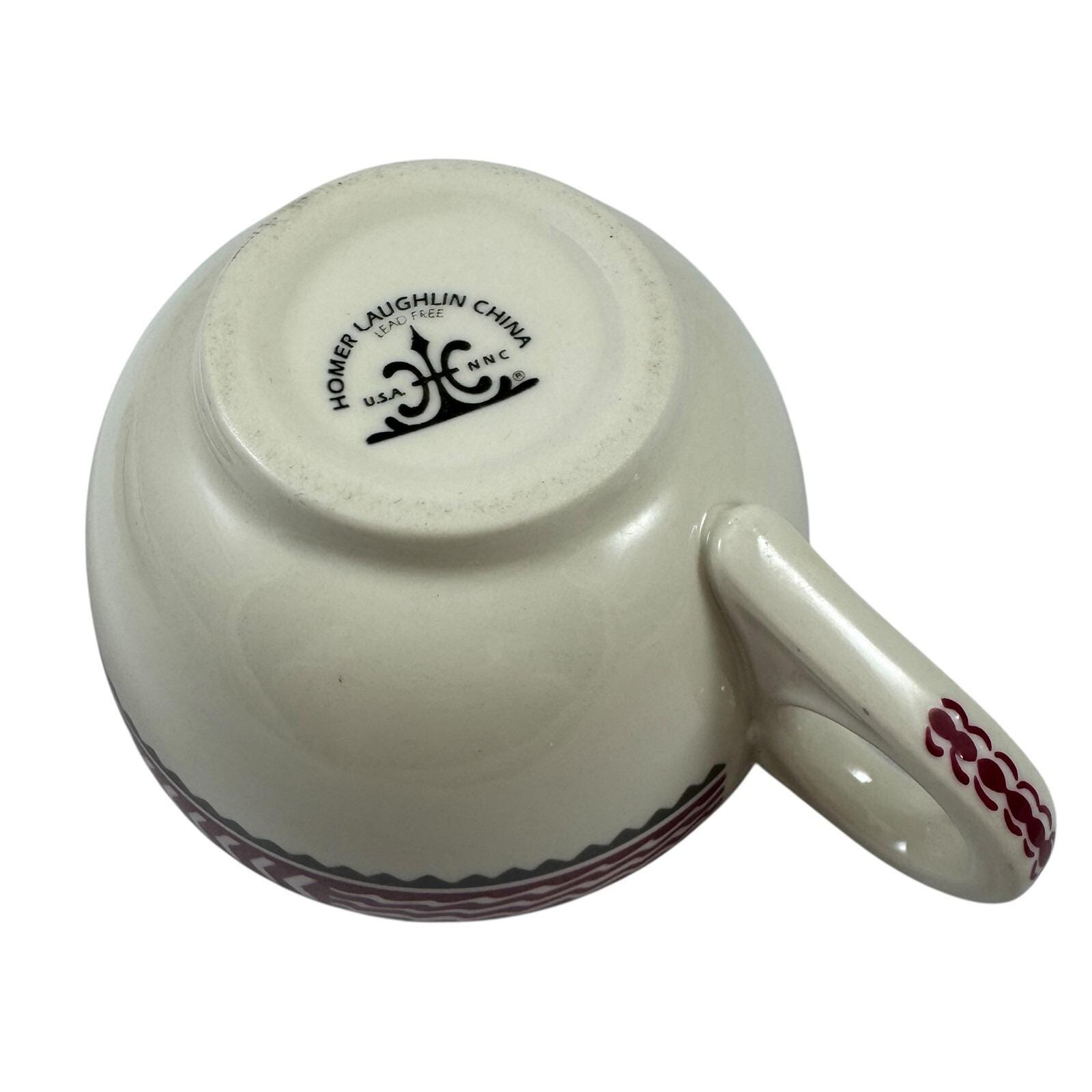 Ancient Mimbreno Indian Cup & Saucer Santa Fe Railroad Replica Homer ...