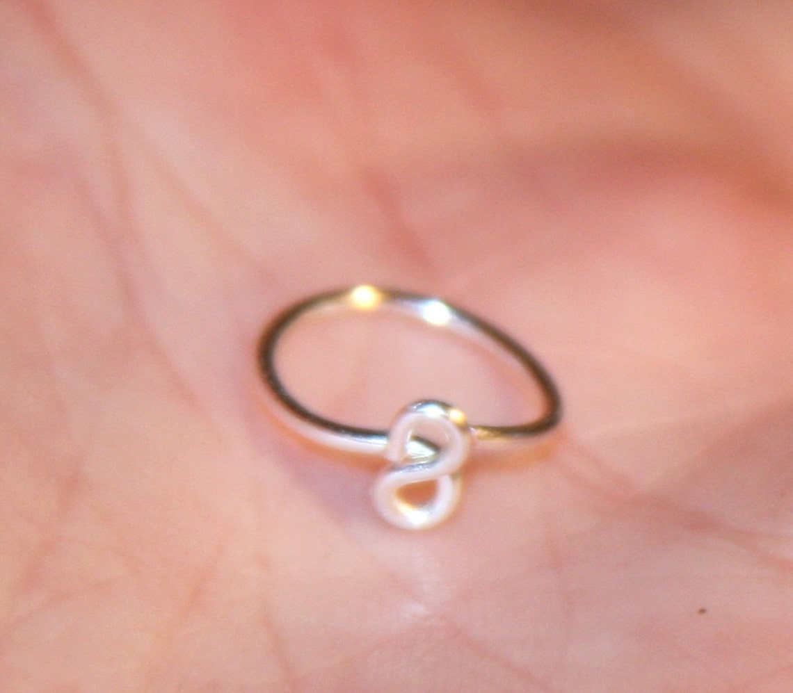 Small Cartilage Ring Infinity Nose Rings Nose Hoops - Etsy