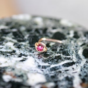 Ruby Nose Ring-nose Stud-piercing Jewelry - Gold-filled or Sterling ...