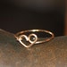 Tiny Heart Thin Ring, Thin Ring, Heart Knuckle Ring, Heart Stacking Wire Ring, Heart Ring, Thin ...