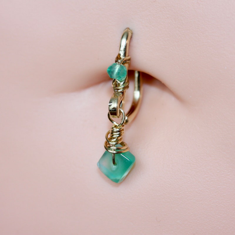 Fake Belly Button Piercing - Etsy