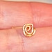 Poppy Flower Nose Stud Poppy Tragus Cartilage Stud Tiny Gold - Etsy