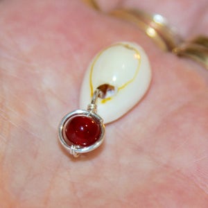 Belly Button Ring Red Beaded, Delicate Jewelry for the Pierced Tummy ...