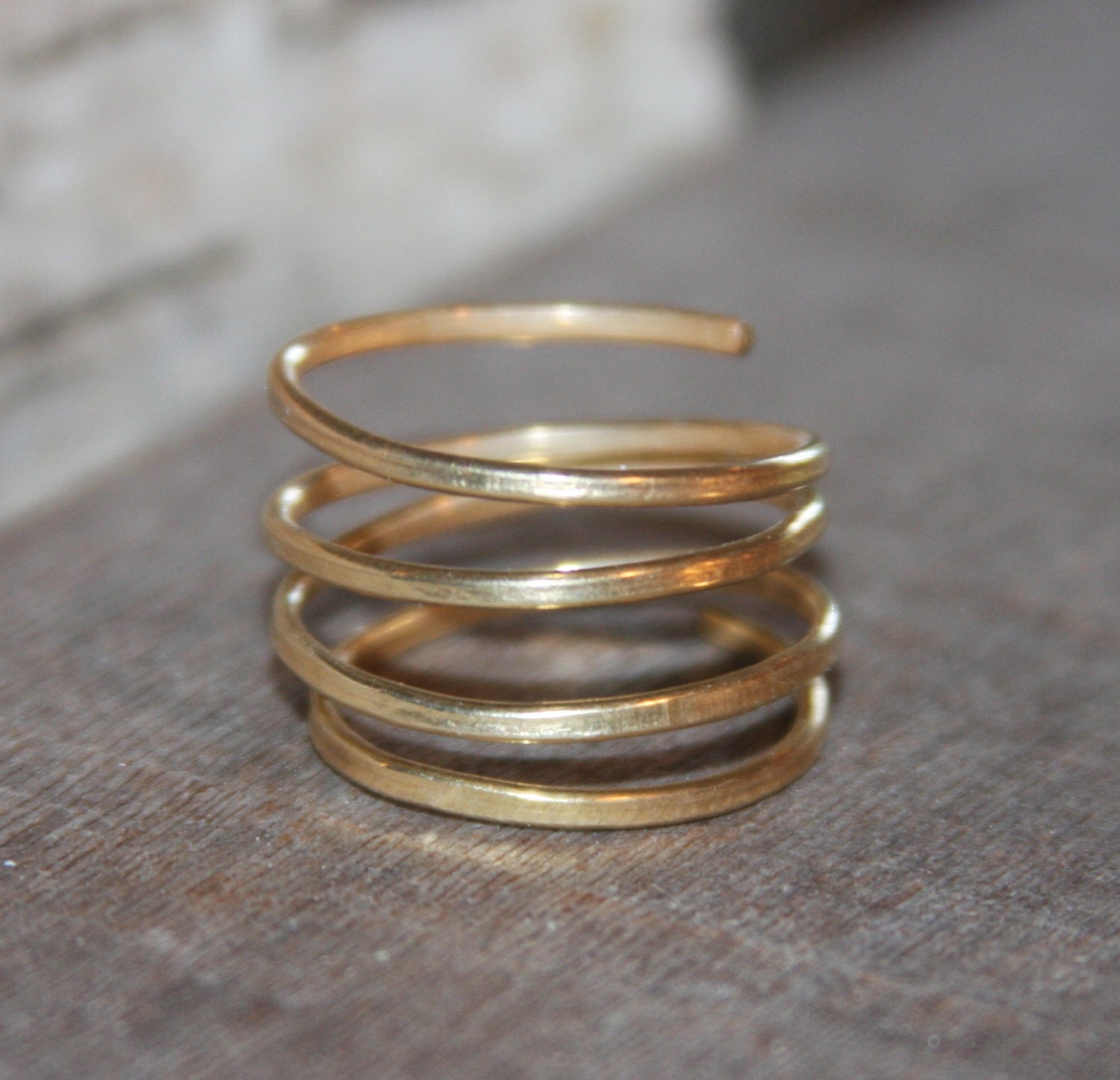 Gold Ring Index Finger Ring Minimalist Statement Ring - Etsy
