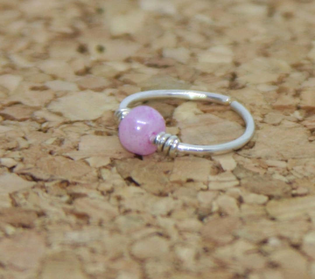 Snug Nose Ring Hoop Tight 20g Nose Ring Hoop Gold Silver Rose Gold 20 ...