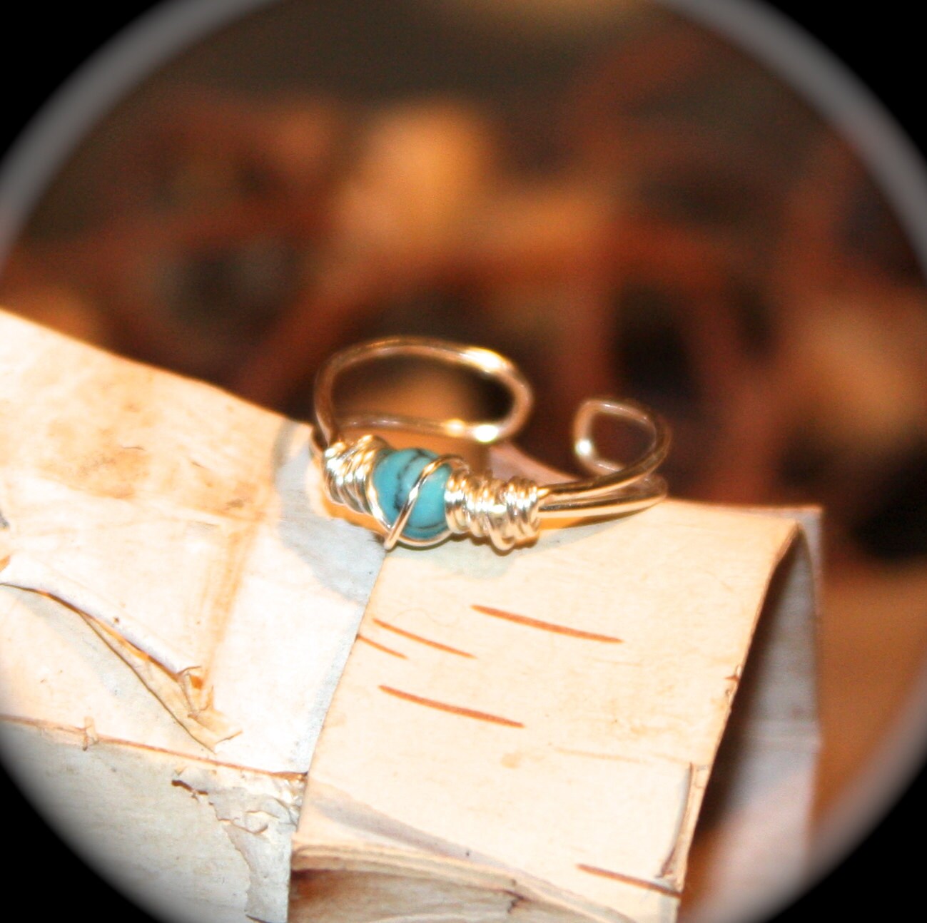 Turquoise Toe Ring Adjustable Toe Ring Midi Ring Knuckle - Etsy