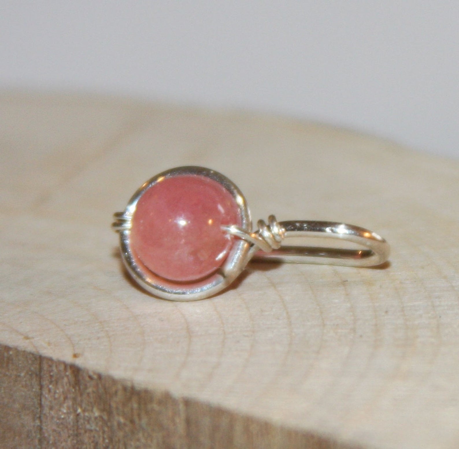 Belly Button Ring/ Pink Quartz Belly Button Ring/ Jewelry/ - Etsy