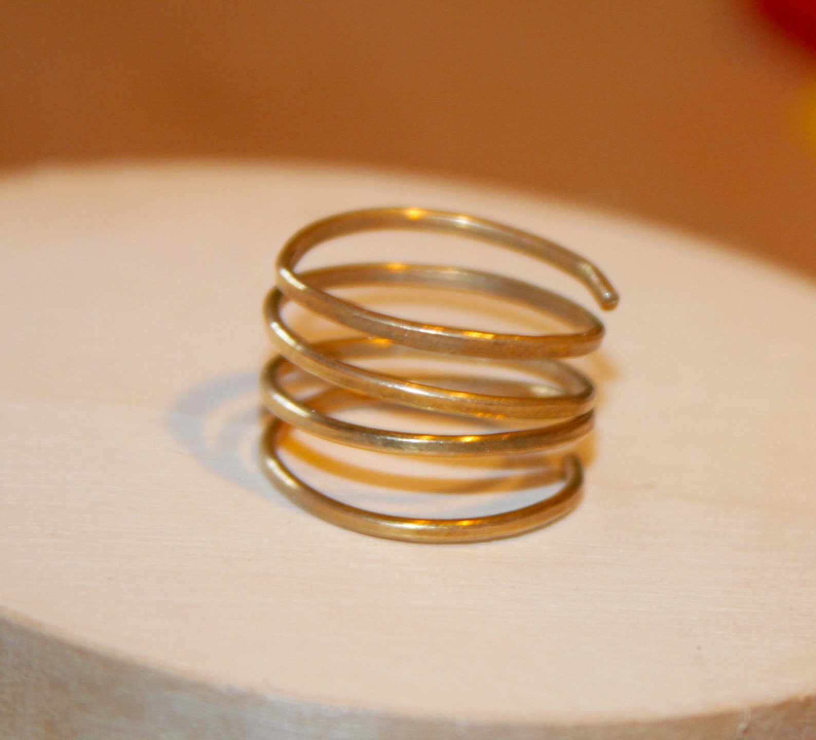 Gold Ring Index Finger Ring Minimalist Statement Ring - Etsy